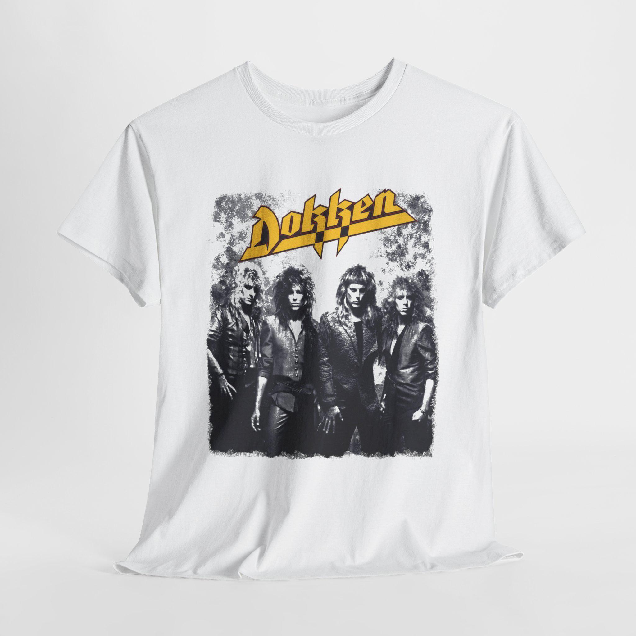 Dokken Band Poster V2 Album Cover T Shirt All Sizes S-5XL Hard Rock ...