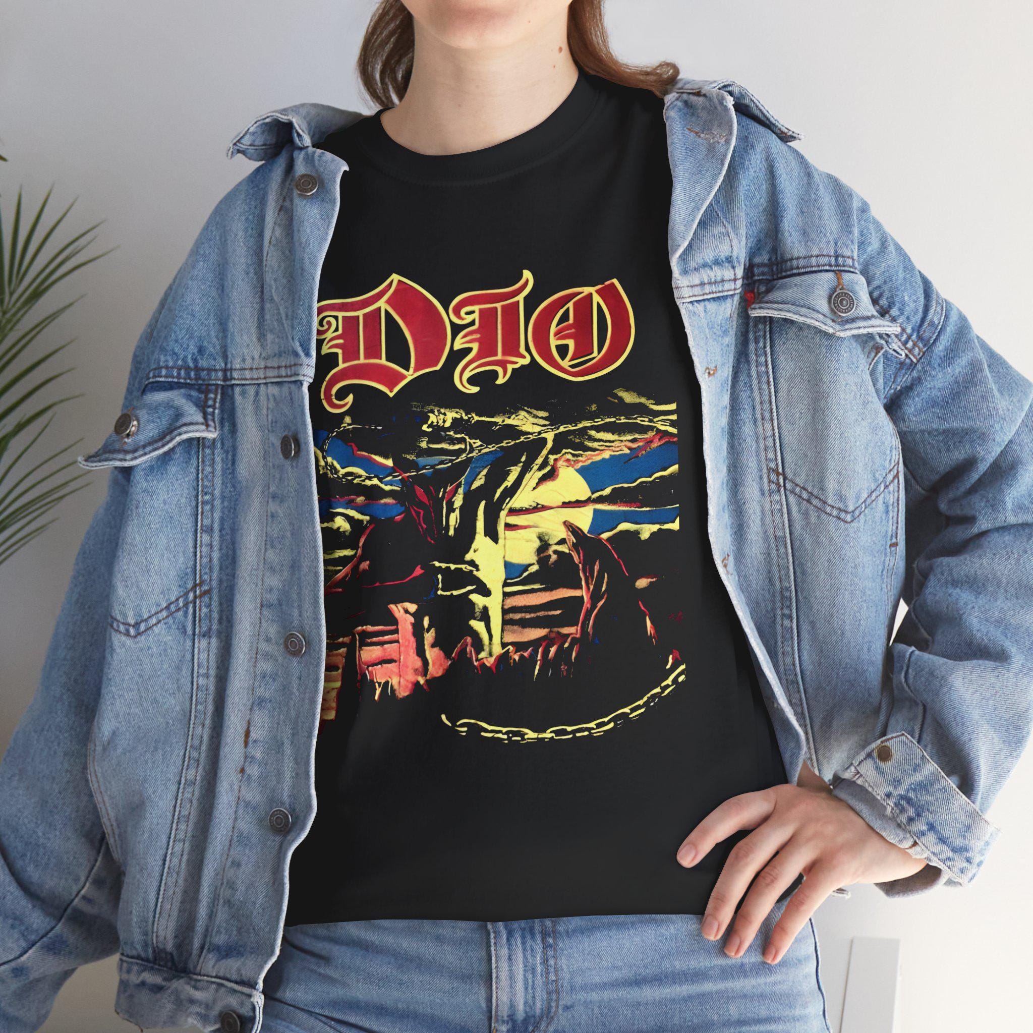 Dio Holy Diver V1 Band Poster Album Cover T Shirt All Sizes S-5XL Hard ...