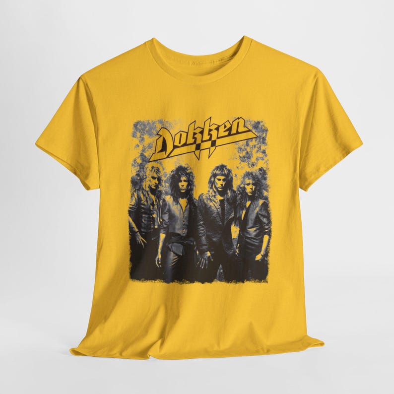 Dokken Band Poster V2 Album Cover T Shirt All Sizes S-5XL Hard Rock ...