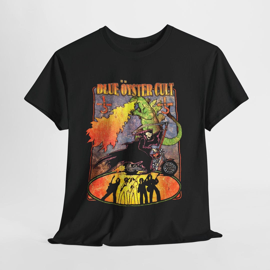 Blue Oyster Cult Band Poster by Night Poster Album Cover T Shirt All ...