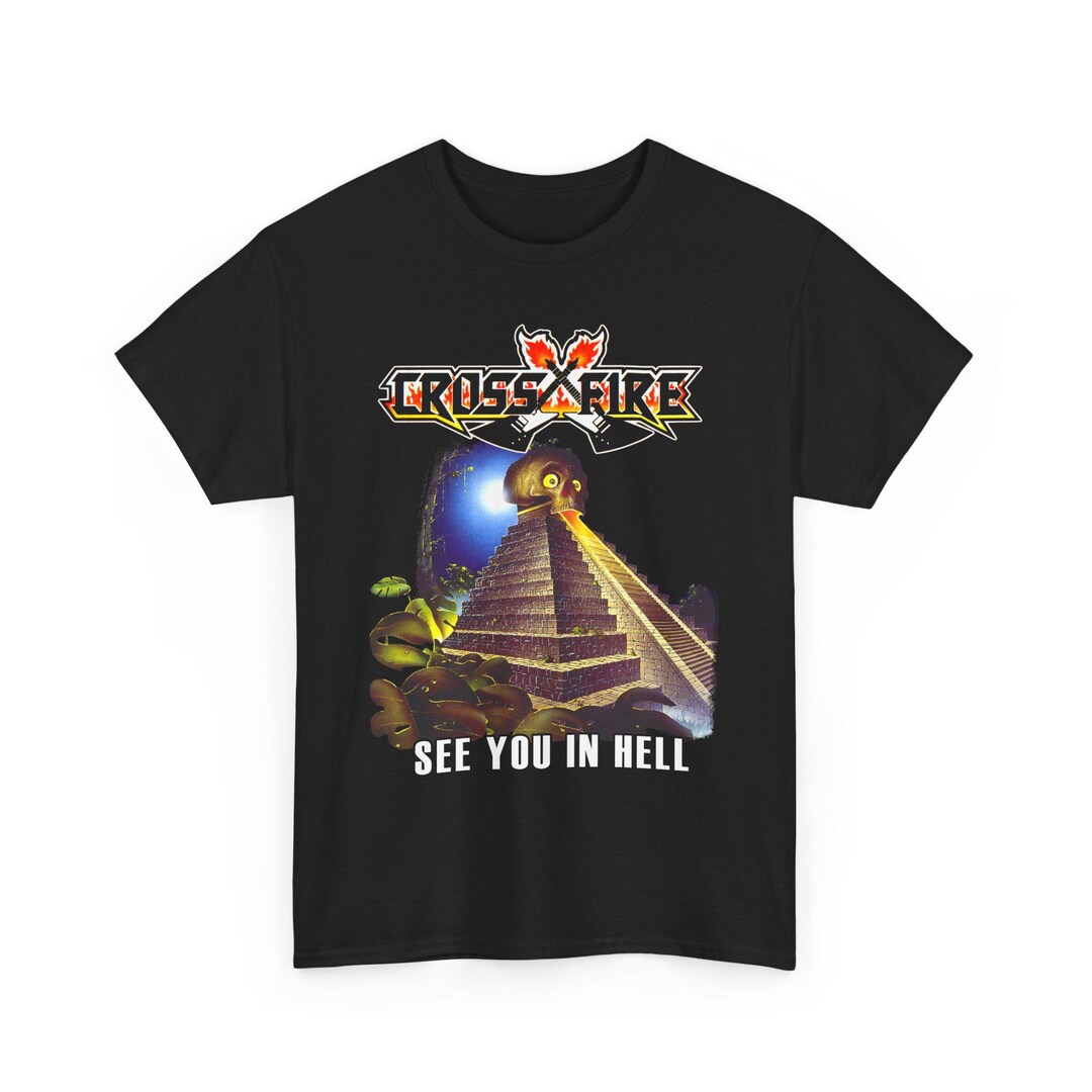 Crossfire See You in Hell Band Poster Album Cover T Shirt All Sizes S ...