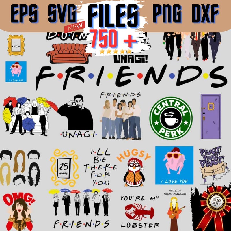 Friends Svg - Etsy