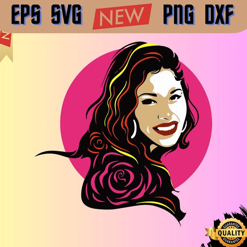Selena Quintanilla Svg, Selena Svg for Cricut, Selena Clipart, Digiatl ...