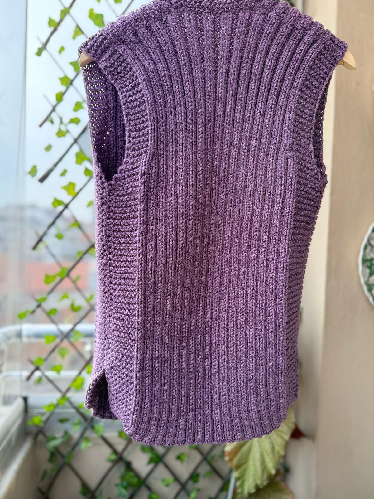 Knitted Vest - Etsy