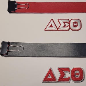 Delta Sigma Theta Wrist Band With Stainless Steel Buckle and Applique ...