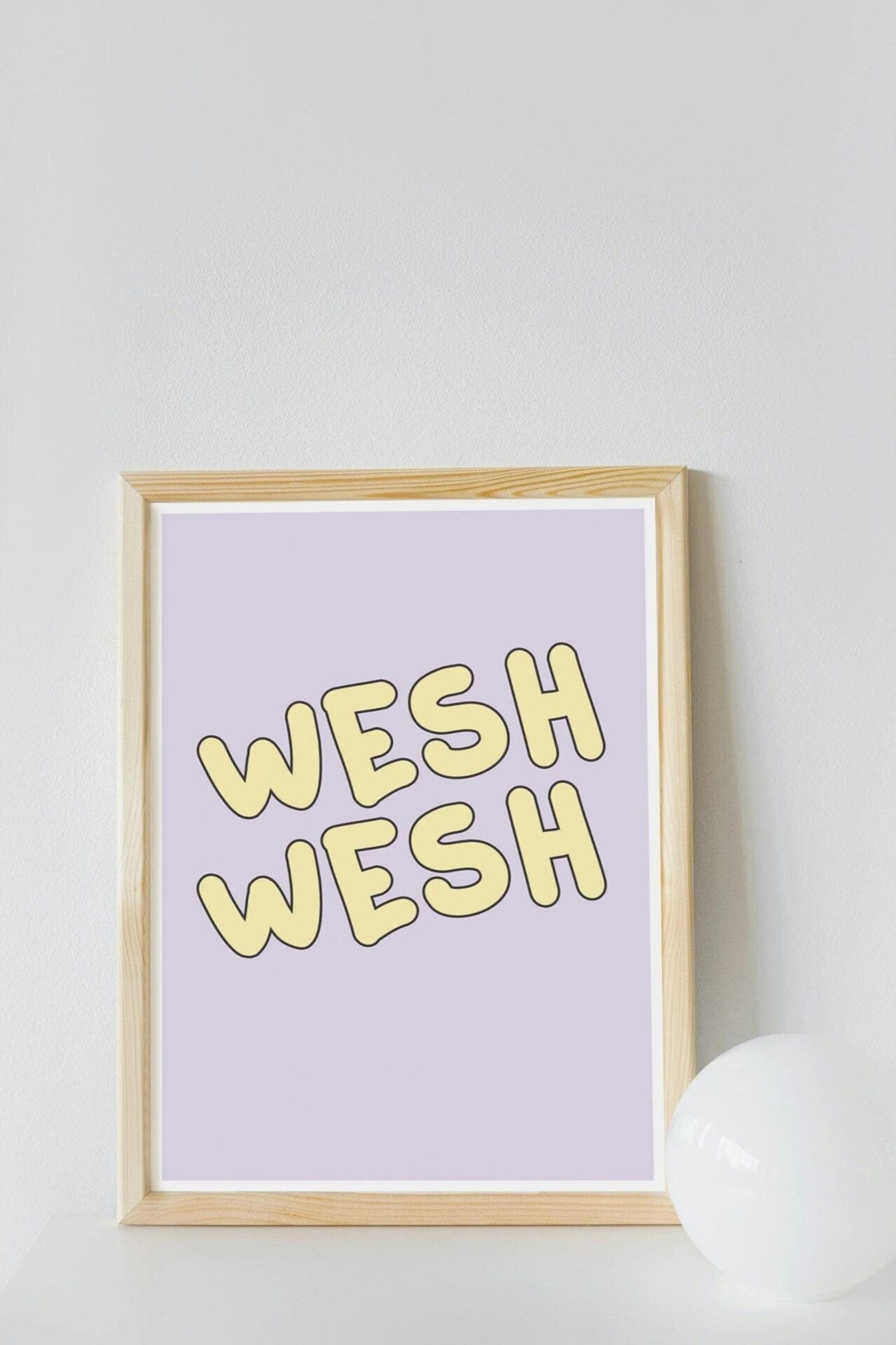 Colorful Poster_postcard wesh Wesh A4, A5, A6 - Etsy