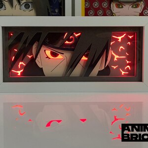 Anime Lightbox, Anime-inspired Art, Anime Eyes Decor, Christmas Anime ...