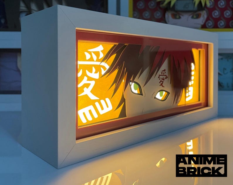 Anime Lightbox, Anime-inspired Art, Anime Eyes Decor, Christmas Anime ...