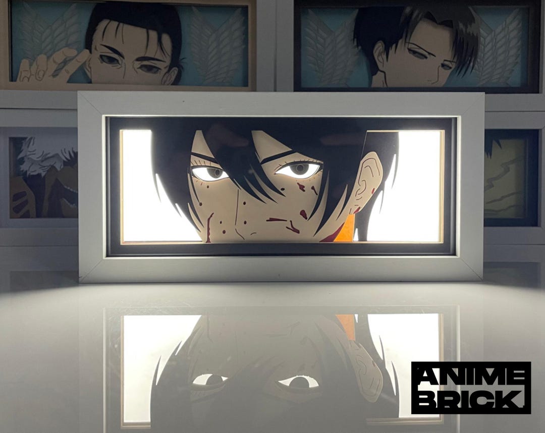 Anime Lightbox, Anime-inspired Art, Anime Eyes Decor, Christmas Anime ...