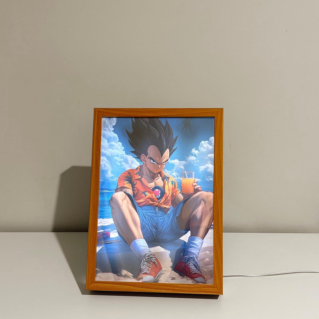 Anime Lightbox, Anime-inspired Art, Anime Decor, Christmas Anime LED ...