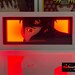 Anime Lightbox, Anime-inspired Art, Anime Eyes Decor, Christmas Anime ...