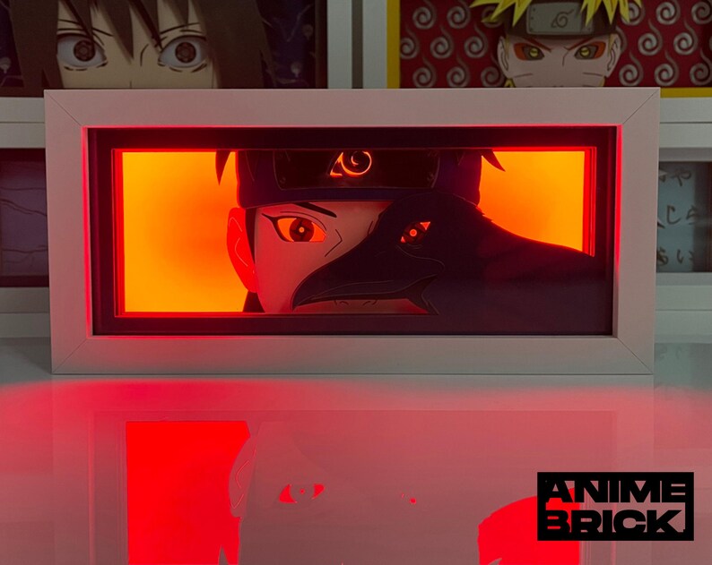 Anime Lightbox, Anime-inspired Art, Anime Eyes Decor, Christmas Anime ...