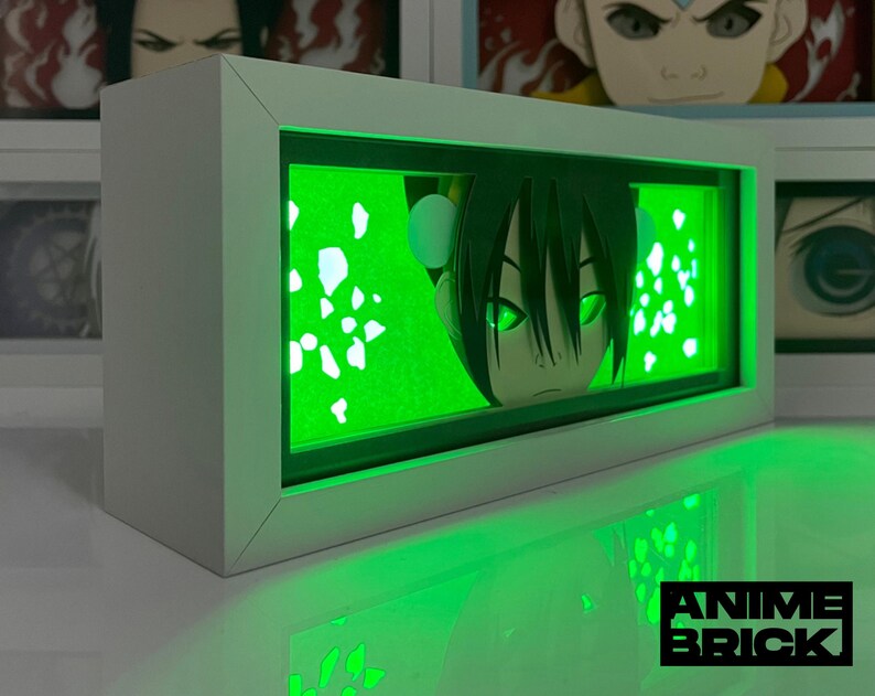 Anime Lightbox, Anime-inspired Art, Anime Eyes Decor, Christmas Anime ...