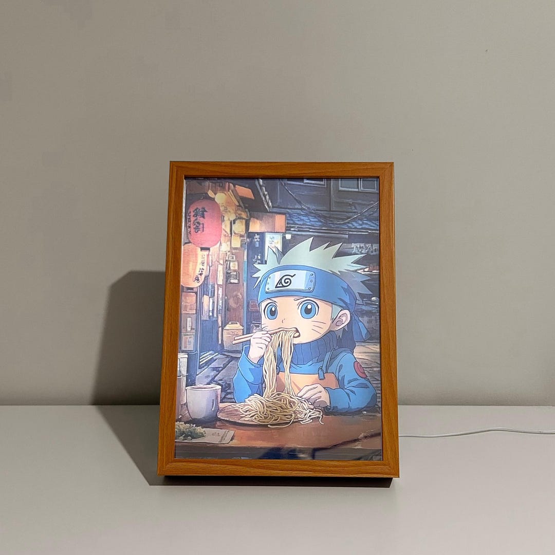 Anime Lightbox, Anime-inspired Art, Anime Decor, Christmas Anime LED ...