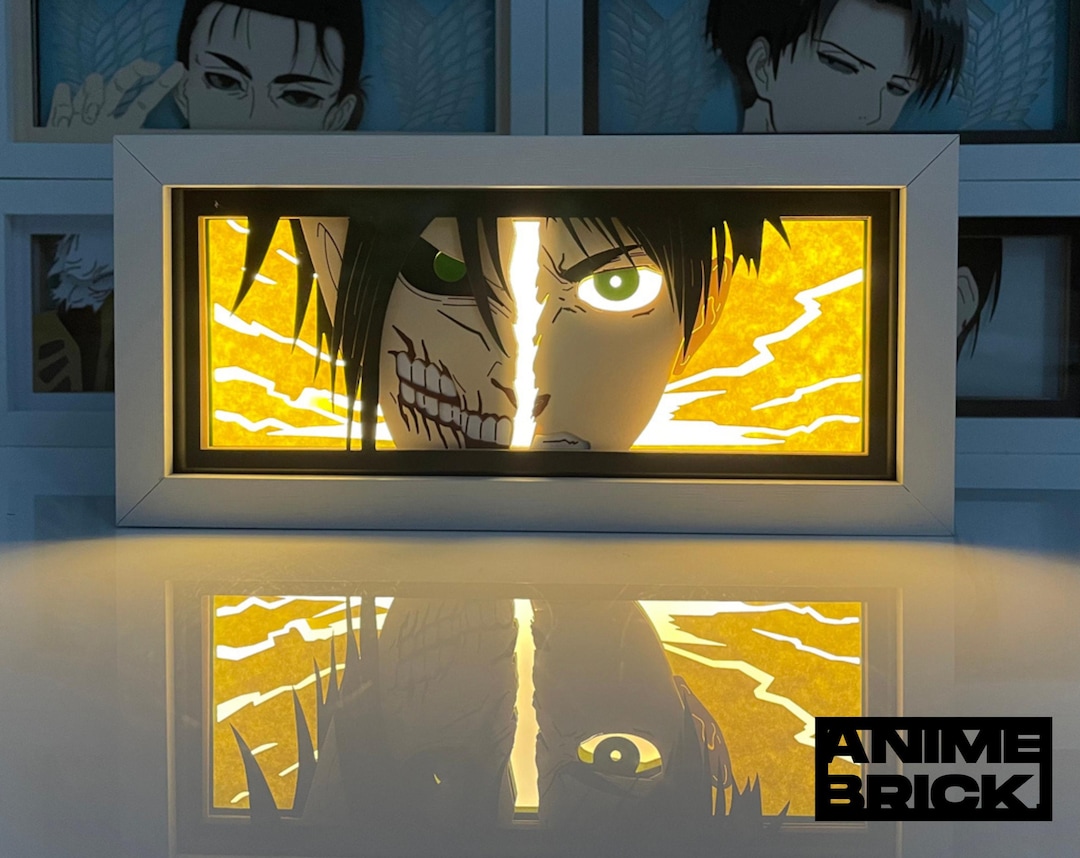 Anime Lightbox, Anime-inspired Art, Anime Eyes Decor, Christmas Anime ...