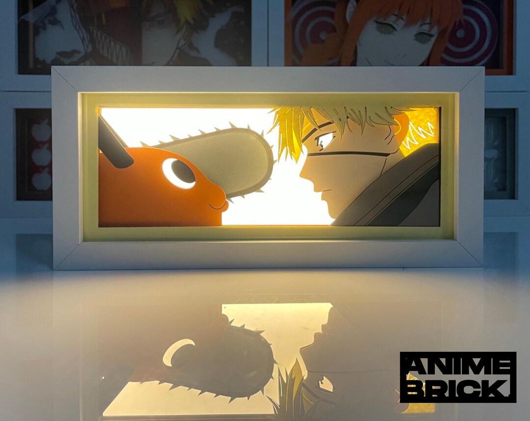 Anime Lightbox, Anime-inspired Art, Anime Eyes Decor, Christmas Anime ...