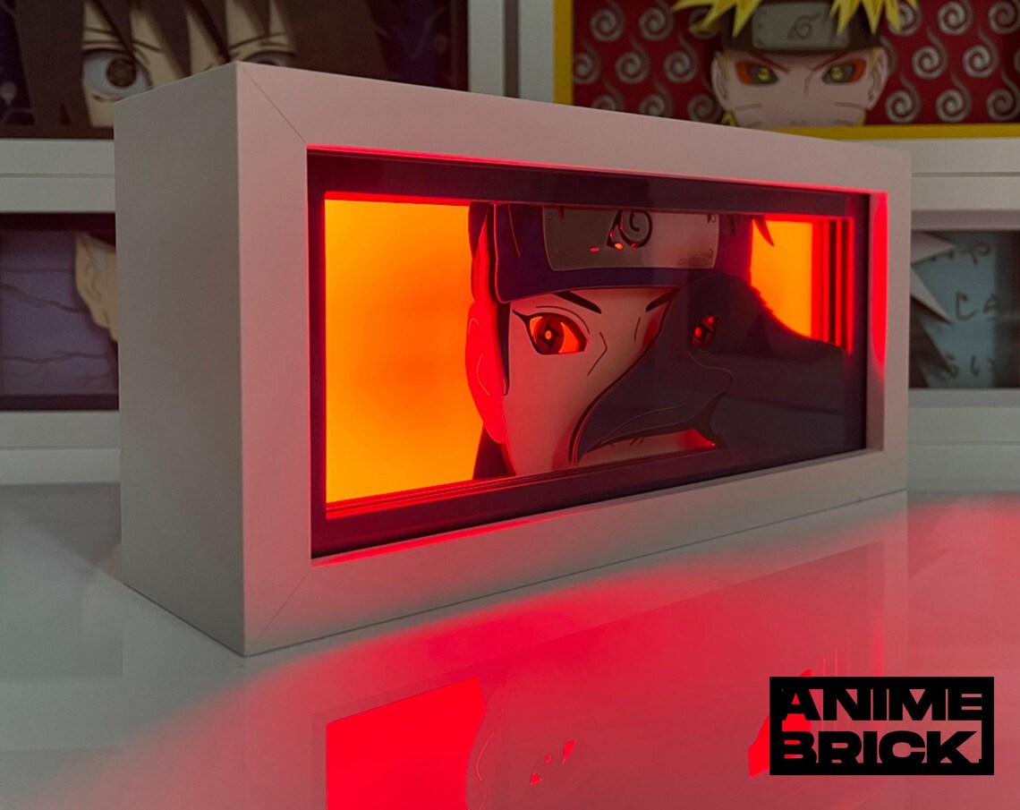 Anime Lightbox, Anime-inspired Art, Anime Eyes Decor, Christmas Anime ...