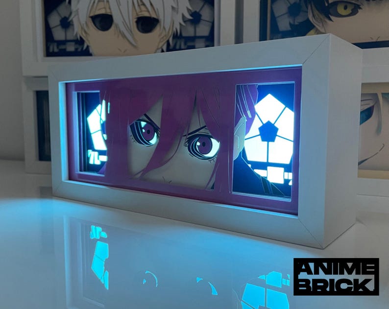 Anime Lightbox, Anime-inspired Art, Anime Eyes Decor, Christmas Anime ...