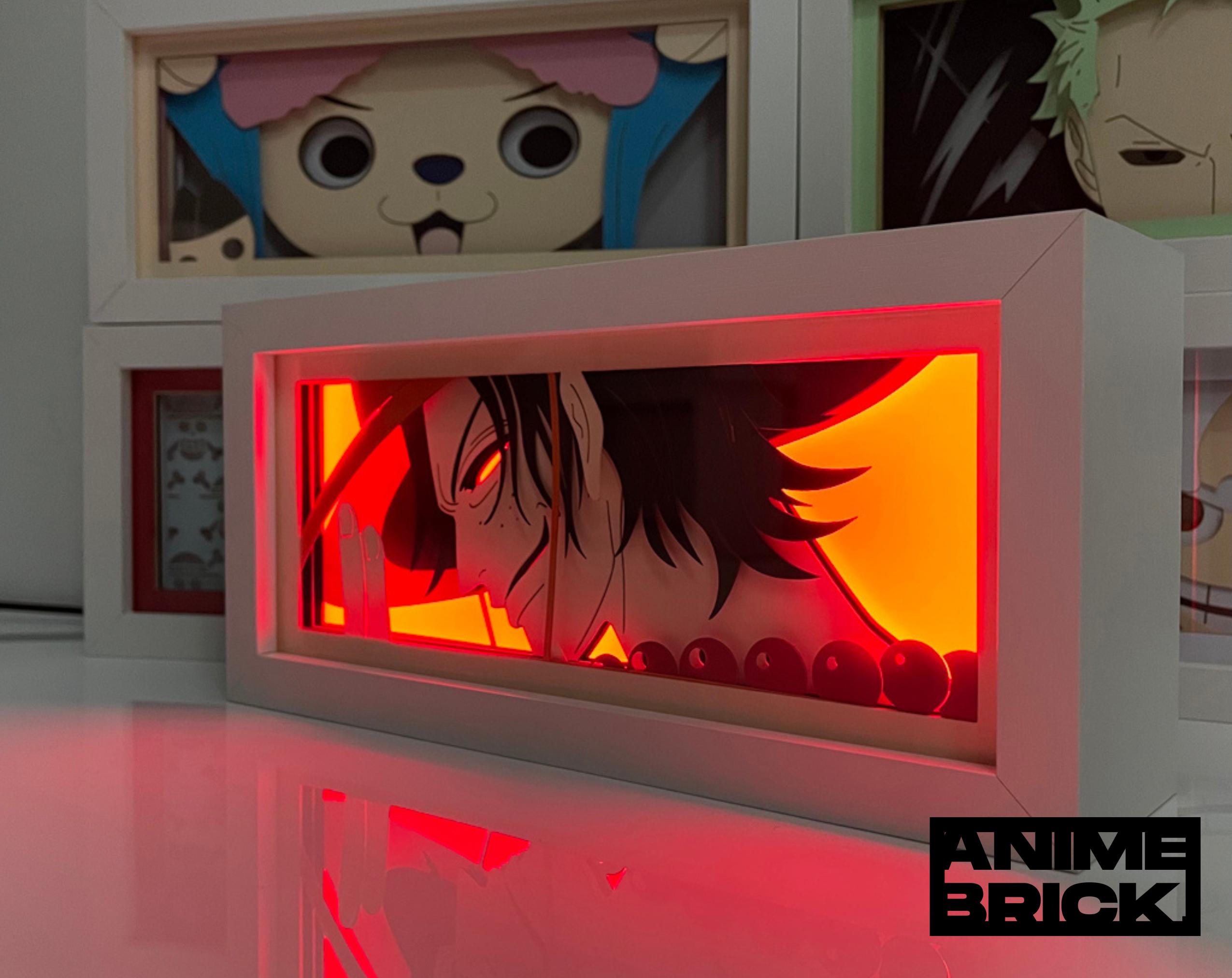Anime Lightbox, Anime-inspired Art, Anime Eyes Decor, Christmas Anime ...