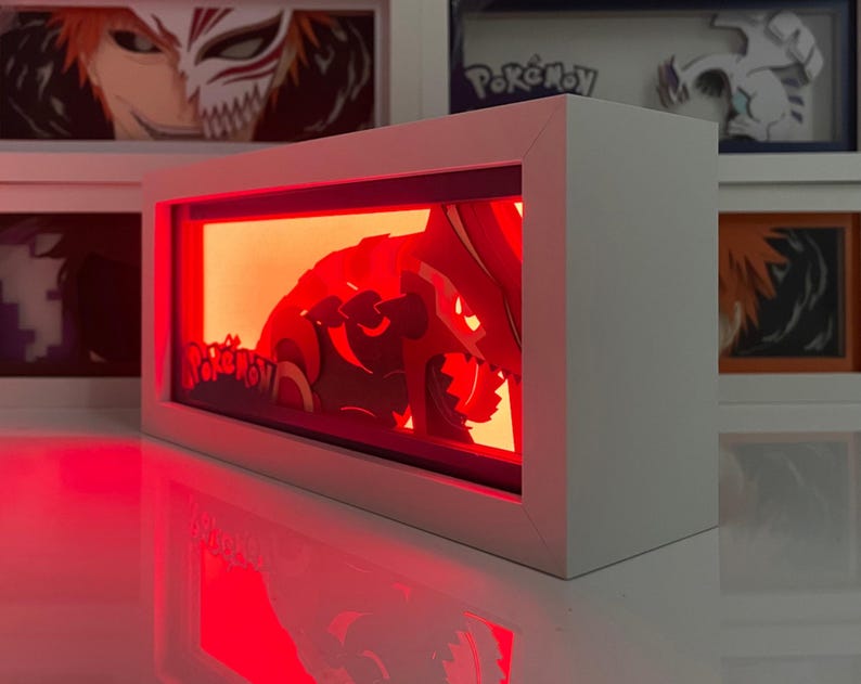 Anime Lightbox, Anime-inspired Art, Anime Eyes Decor, Christmas Anime ...