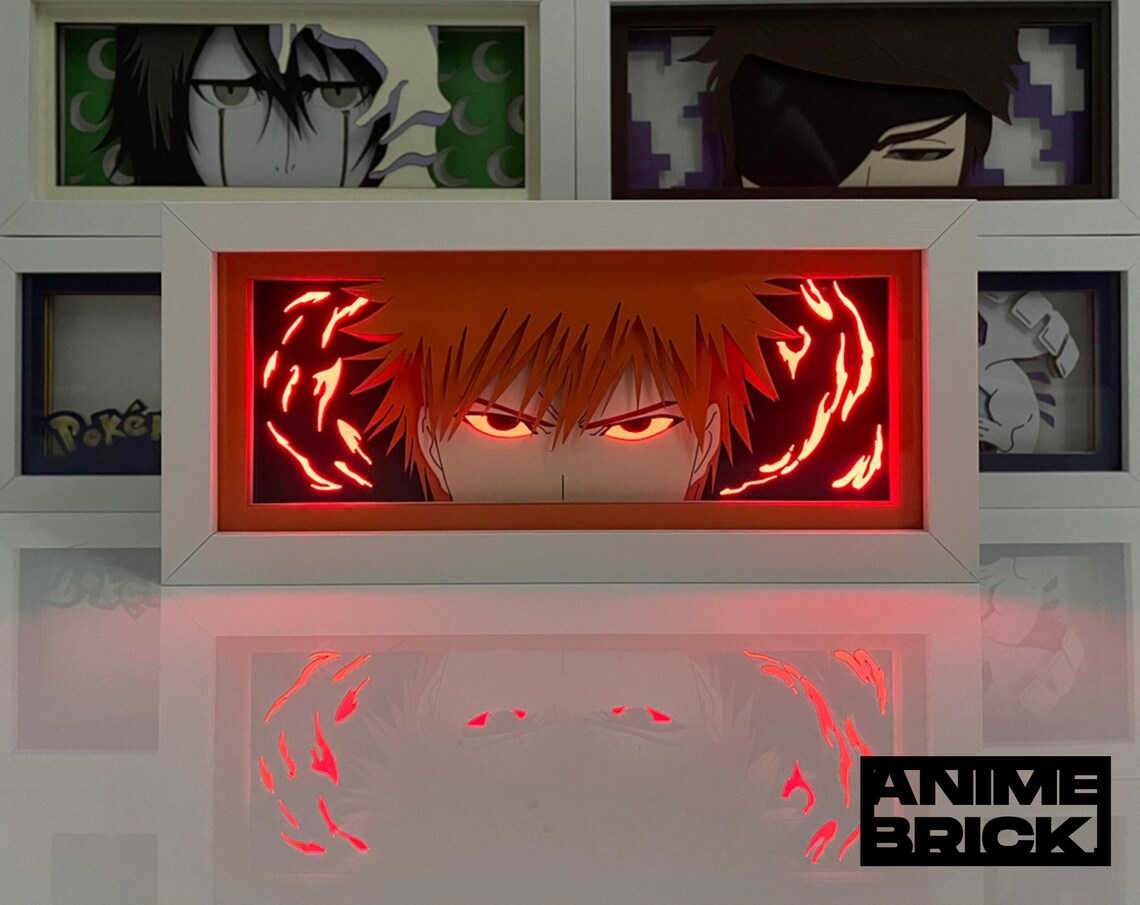 Anime Lightbox, Anime-inspired Art, Anime Eyes Decor, Christmas Anime ...