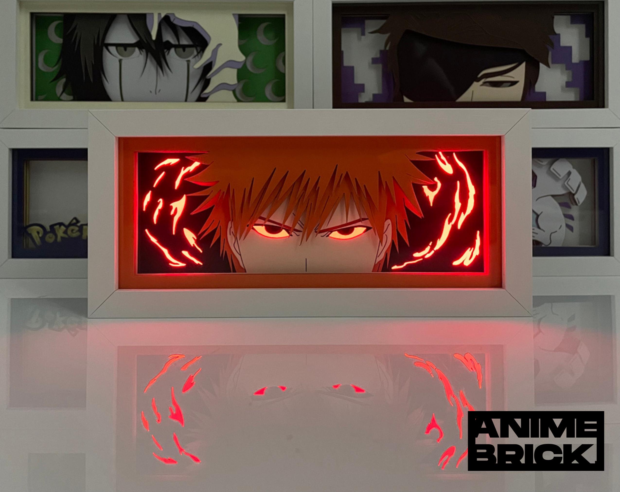 Anime Lightbox, Anime-inspired Art, Anime Eyes Decor, Christmas Anime ...