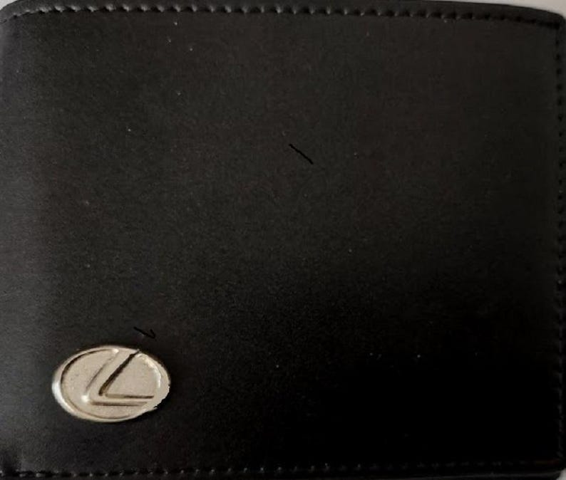Lexus Men's Carbon Fiber Wallet With 3D Gold Emblem - Etsy