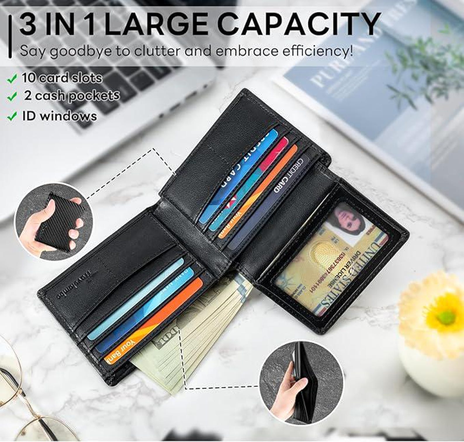 Lexus Men's Carbon Fiber Wallet With 3D Gold Emblem - Etsy