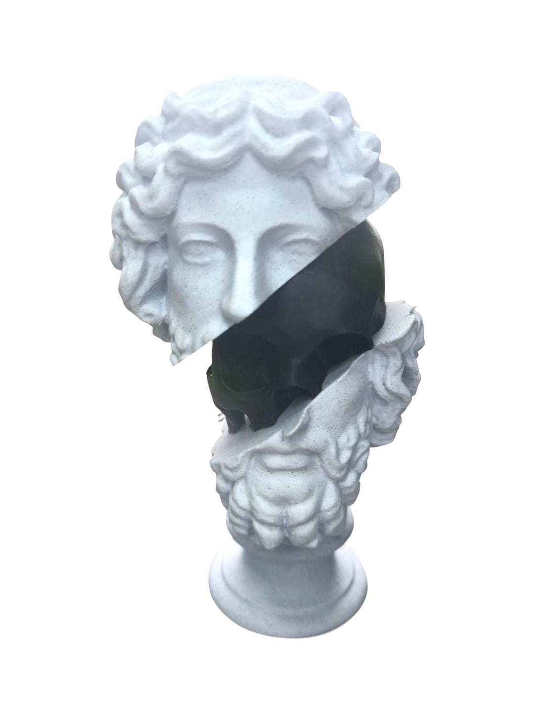 Zeus Split Skull Bust - Etsy