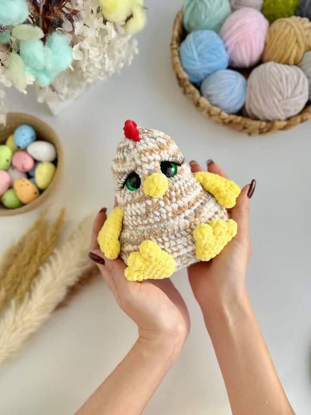 No Sew Amigurumi Hen Crochet Toy Pattern PDF Tutorial in English, Easy ...