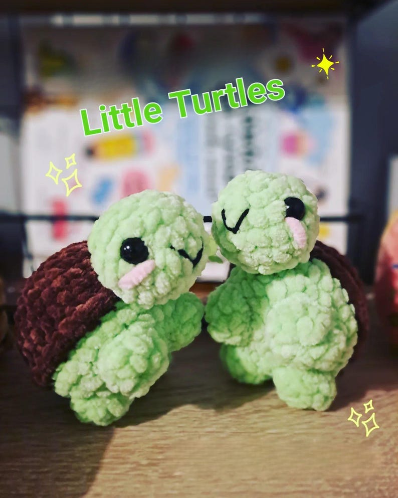Plush Turtle Crochet Pattern - Etsy