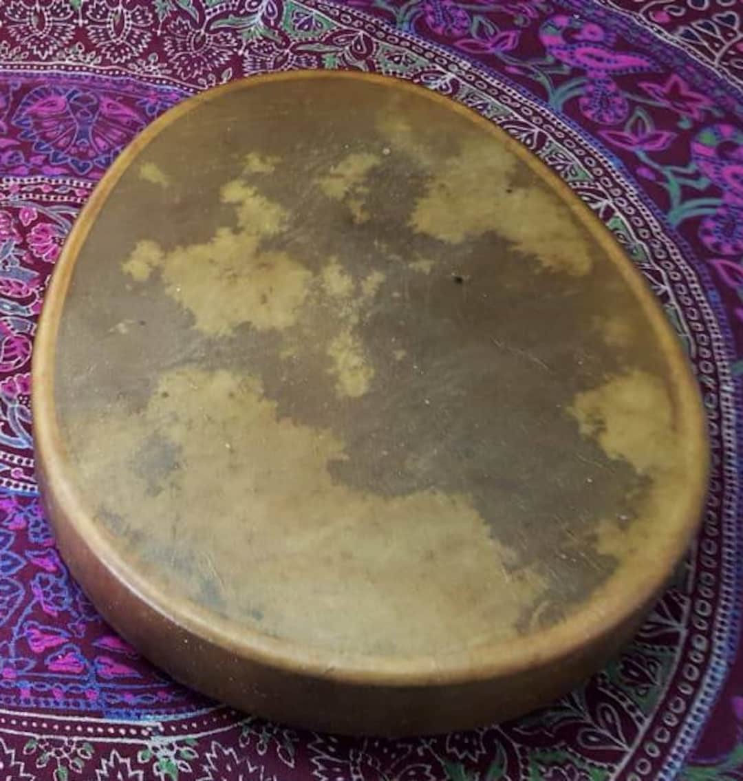 Saami Inspired Elk and Cedar Hand Drum - Etsy