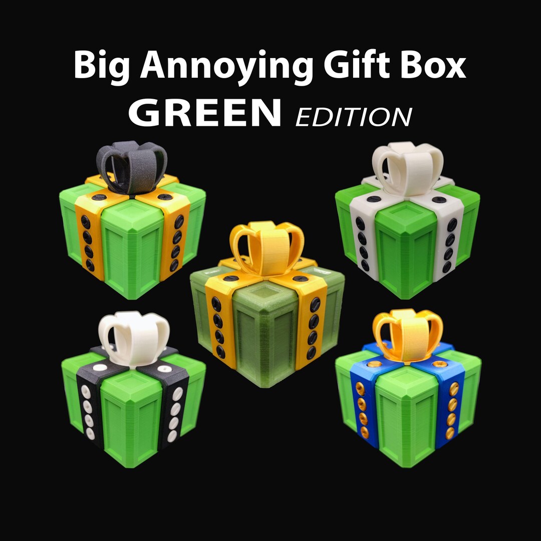 Big Annoying Gift Boxes - Green Edition - Etsy