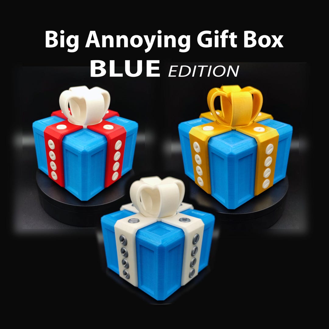 Big Annoying Gift Boxes - Blue Edition - Etsy