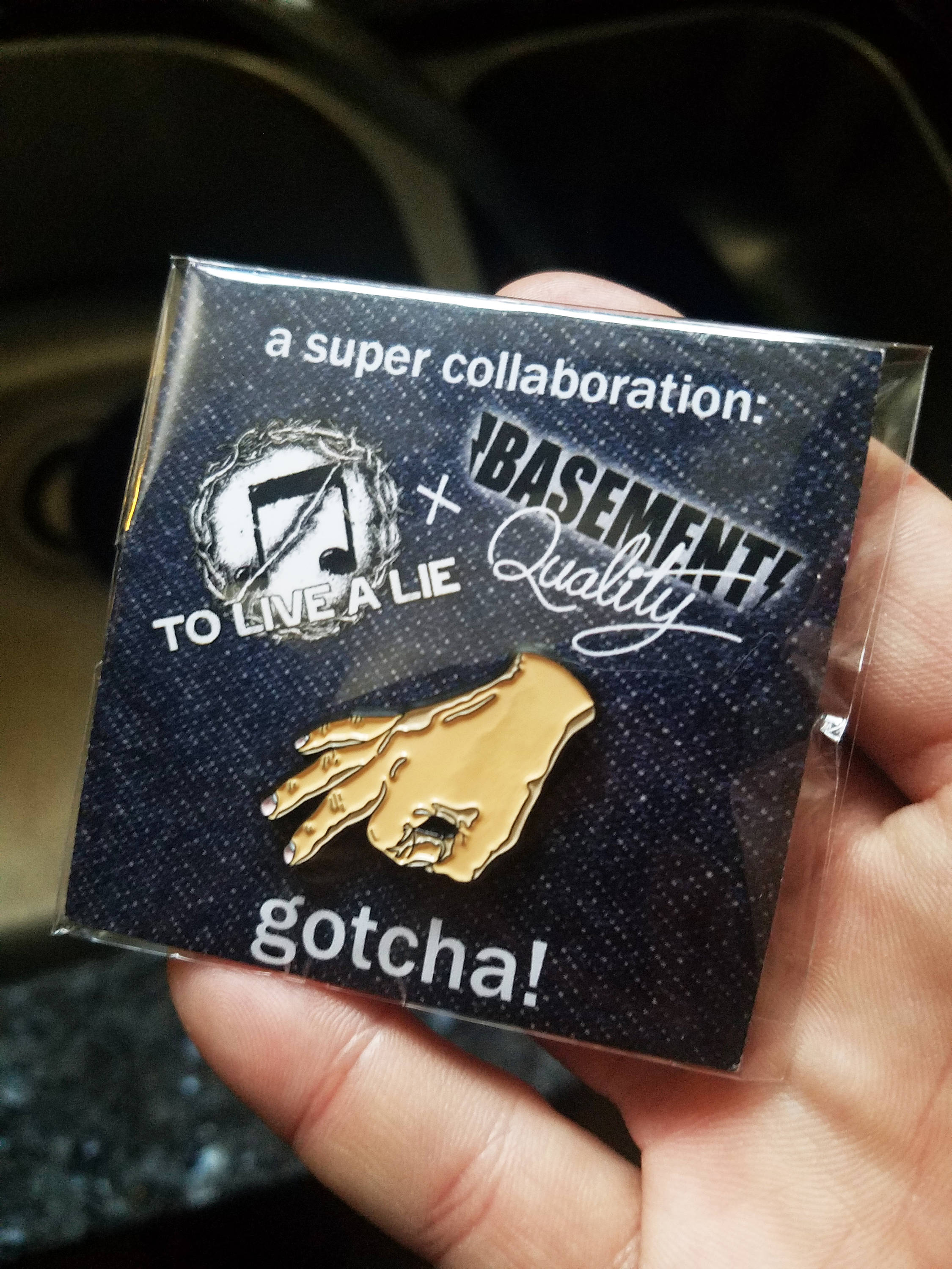 Gotcha Hand Game Enamel Pin - Etsy