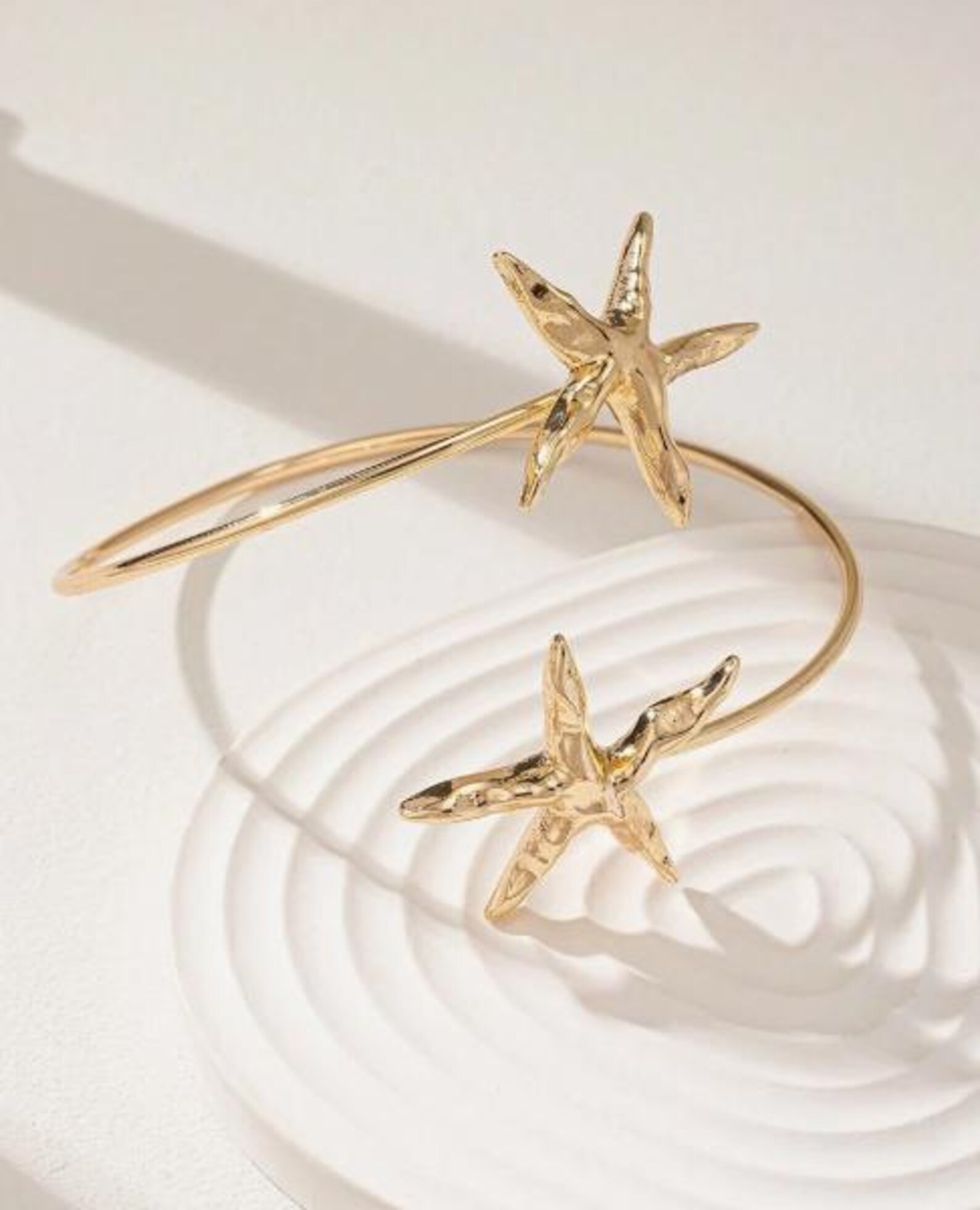 Golden Color Cute Starfish Arm Cuff Armband Beach Body Jewelry Upper ...
