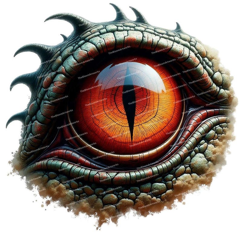 12 T-rex Eye Clipart, Dinosaur Eye Illustration, Tyrannosaurus Rex ...