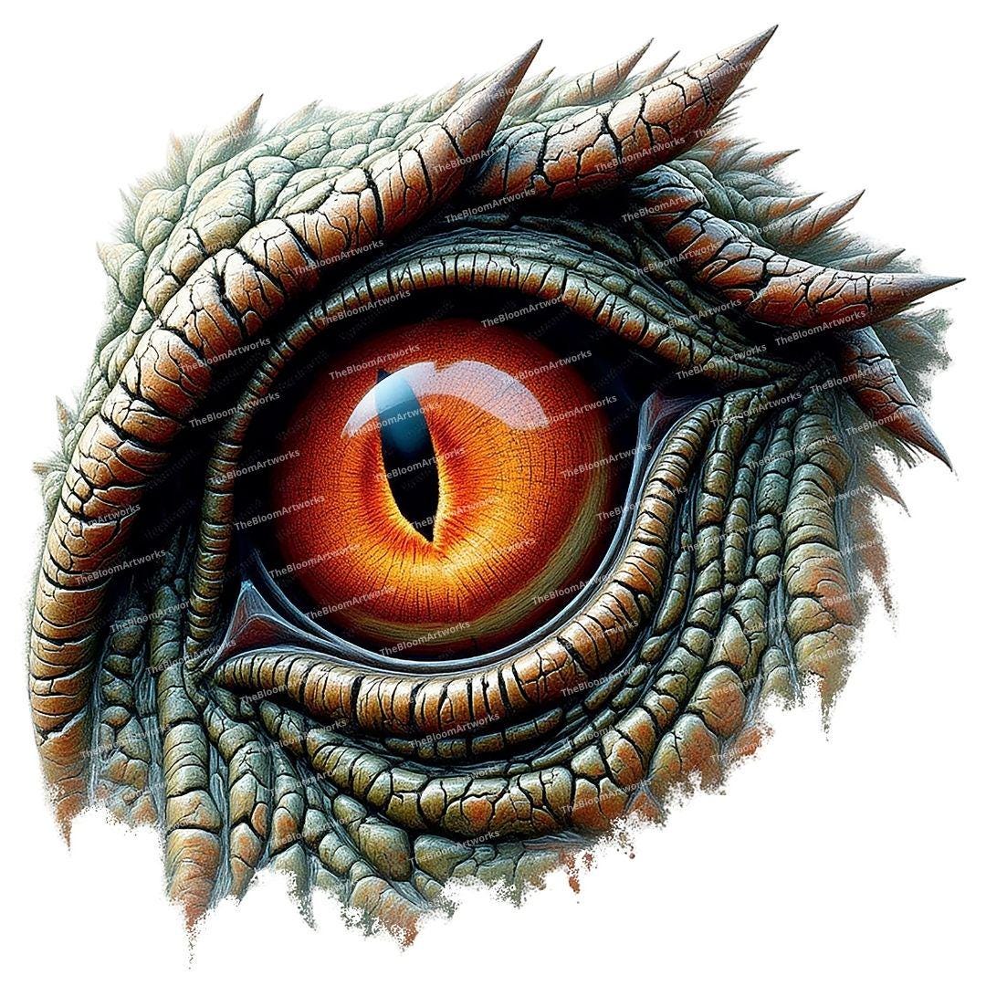 12 T-rex Eye Clipart, Dinosaur Eye Illustration, Tyrannosaurus Rex ...
