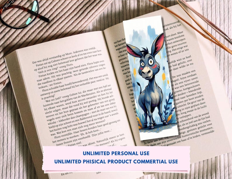 Quirky Farm Animals Printable Bookmarks, 15 Farm Animals Bookmark ...