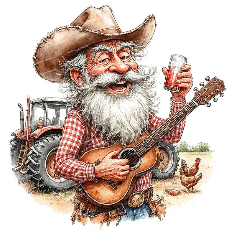 14 Funny Farm Grandpa Clipart, Funny Old Cowboy, Cowboy With Whiskey ...