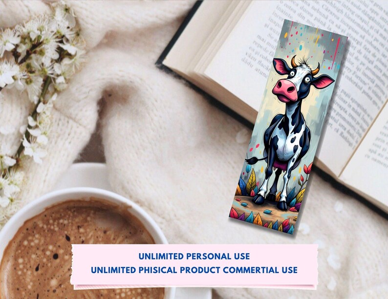Quirky Farm Animals Printable Bookmarks, 15 Farm Animals Bookmark ...