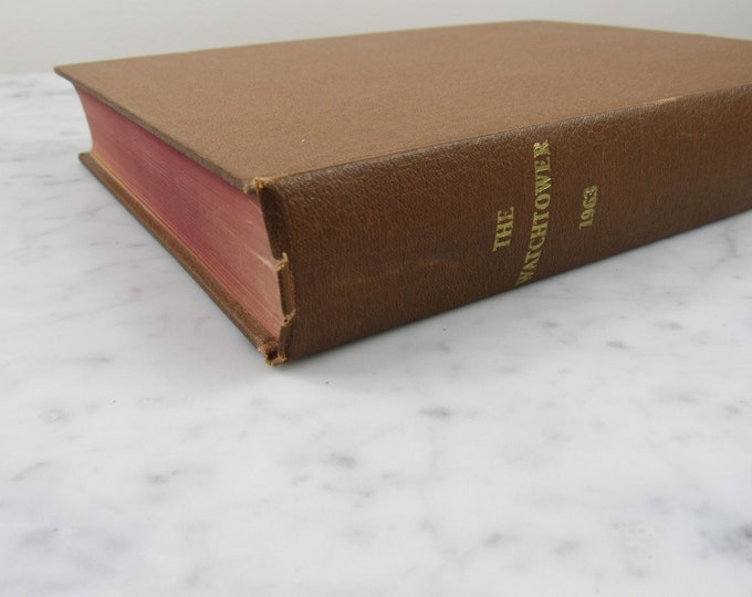 Jehovah's Witnesses' the Watchtower 1963 Hardcover Religious Book - Etsy