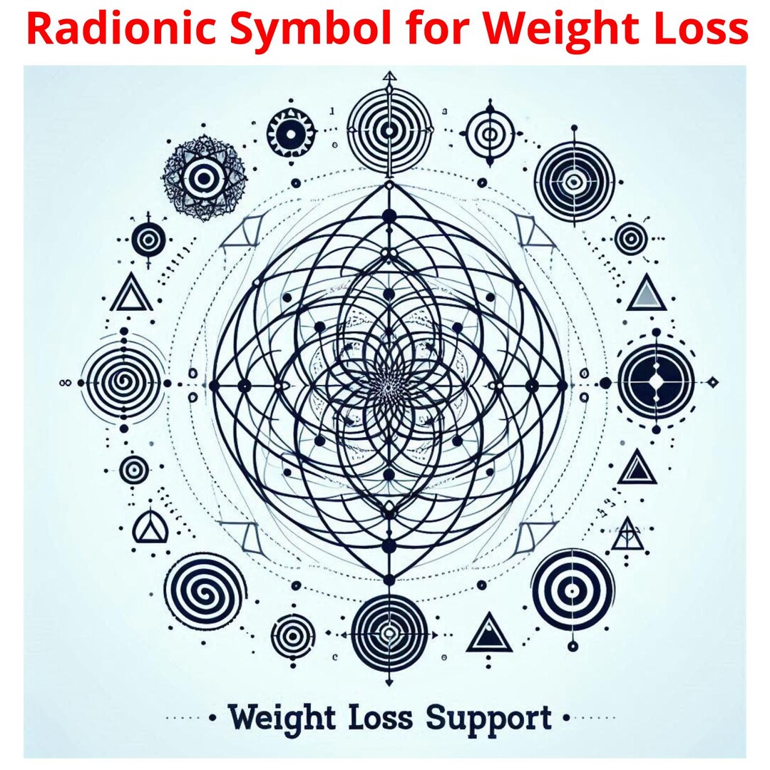 Radionic Symbol for Weight Loss Digital Sacred Geometry Healing Tool ...