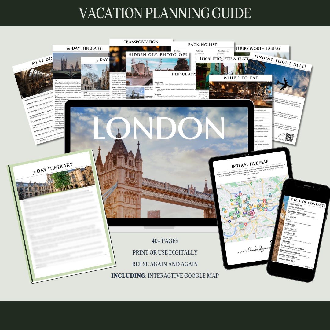 London Vacation Planning Guide | UK Travel Guide | Vacation Planning ...