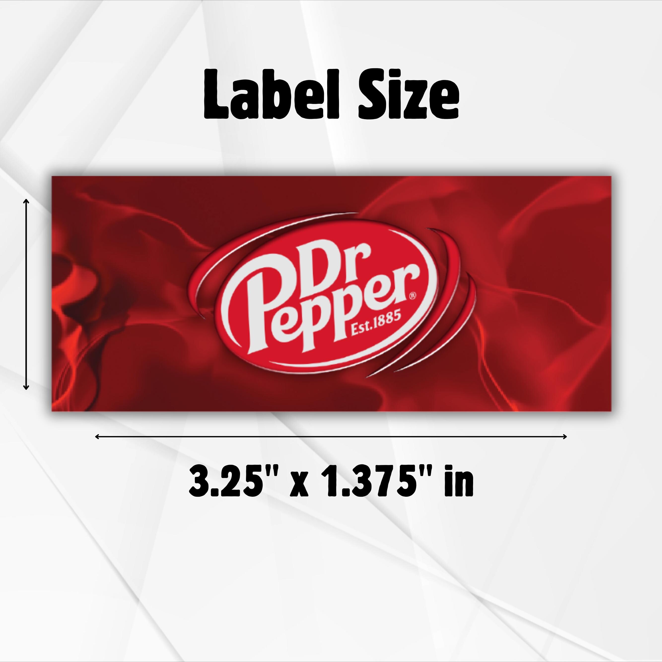 Vending Machine Label, High Quality Labels, Sparkling Water and Soda ...