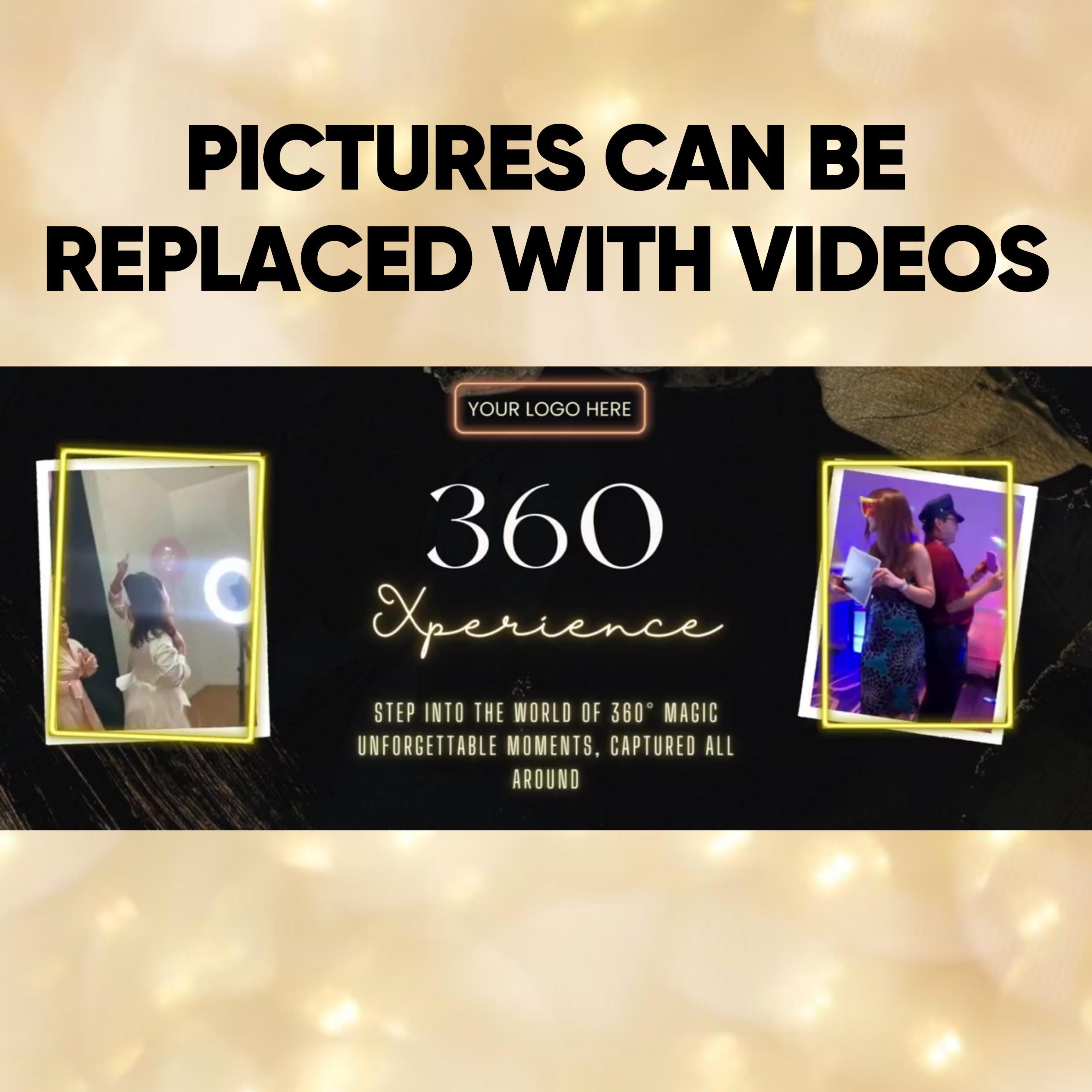 360 Photobooth Website Banner, Shopify Banner, 360 Photobooth Template ...