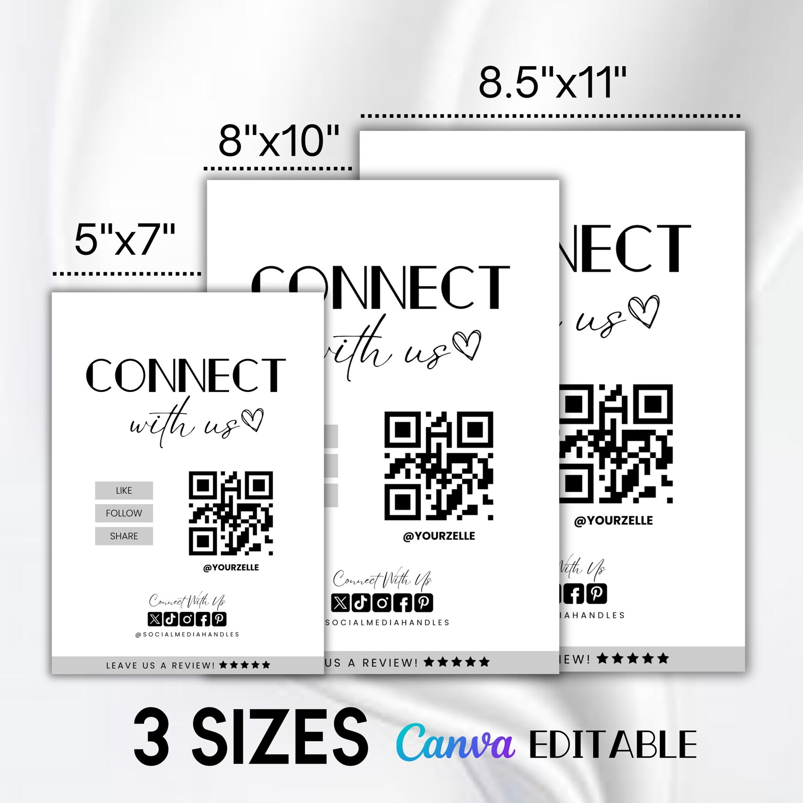 Qr Code Sign Business, Scan to Pay, Follow Us Qr Code Sign, Price List ...