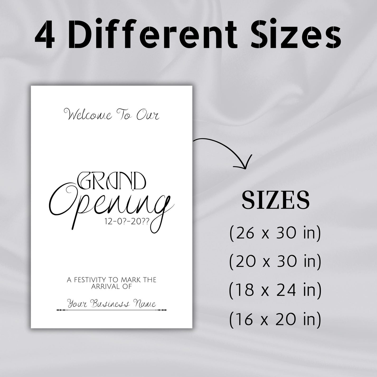 Grand Opening Welcome Sign, Grand Opening Party Sign, Opening Soon Sign ...