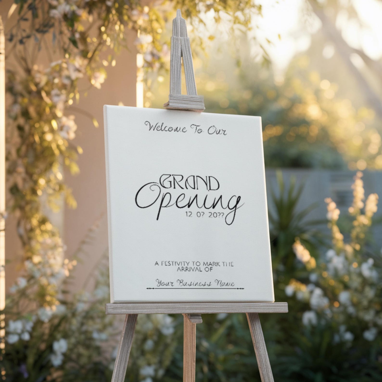 Grand Opening Welcome Sign, Grand Opening Party Sign, Opening Soon Sign ...