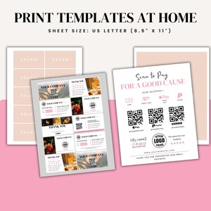 Mobile Bar Business Bundle Canva | Contract Invoice Menu Template ...